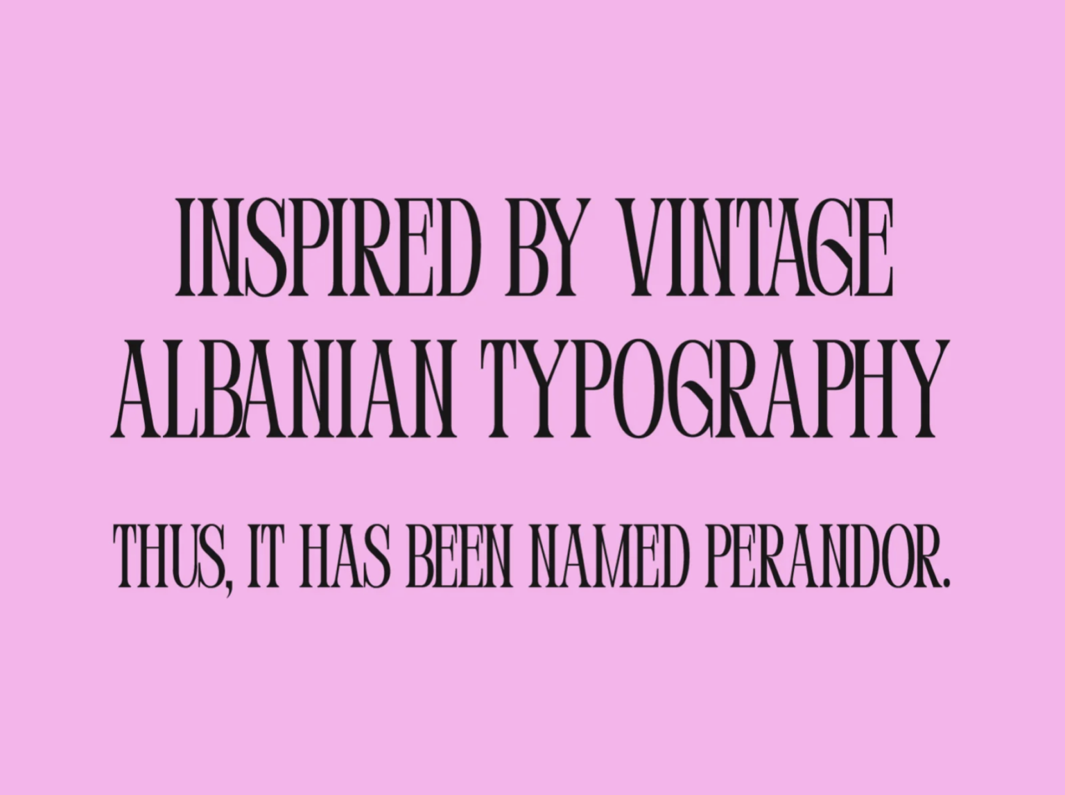 Perandory Download Font - The Designum