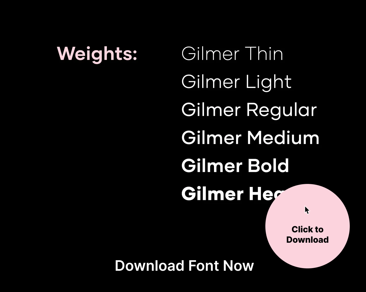 Gilmer – Geometric Sans Serif Download Font - The Designum
